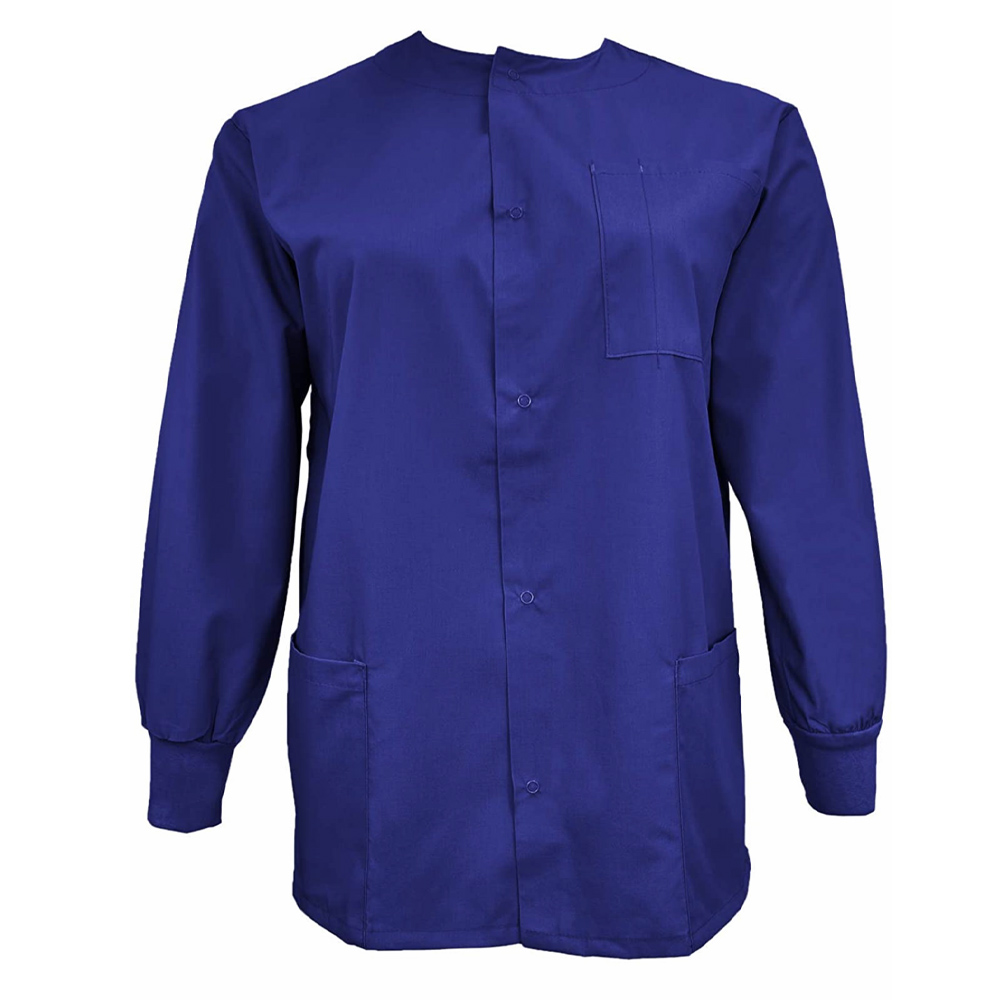 Nursing Hospital Uniforms Long Sleeve With Buttons Scrub Jackets