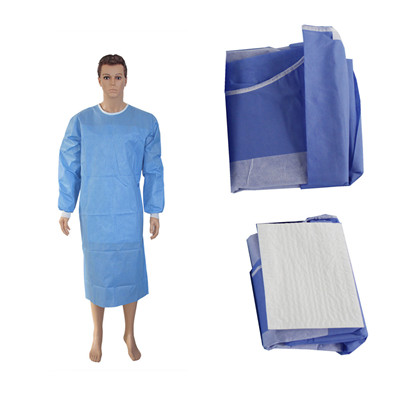 Reinforced Surgical Gowns With Hand Towel Sterile Disposable