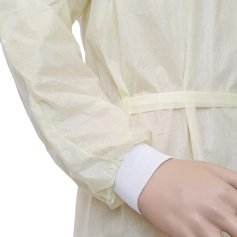 Disposable Knitted Cuff Surgical Gown Anti-static Radiation Proof