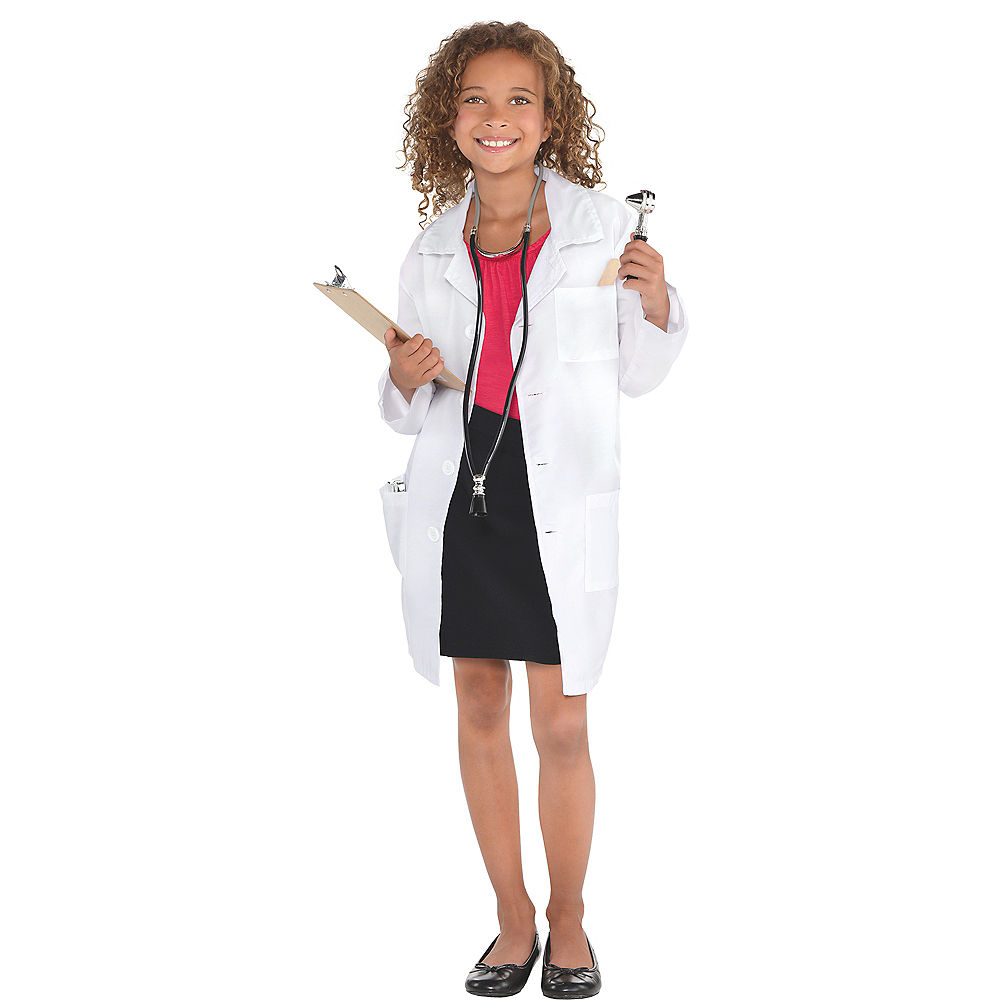 Wholesale boy girl Costume children cosplay kids white lab coat