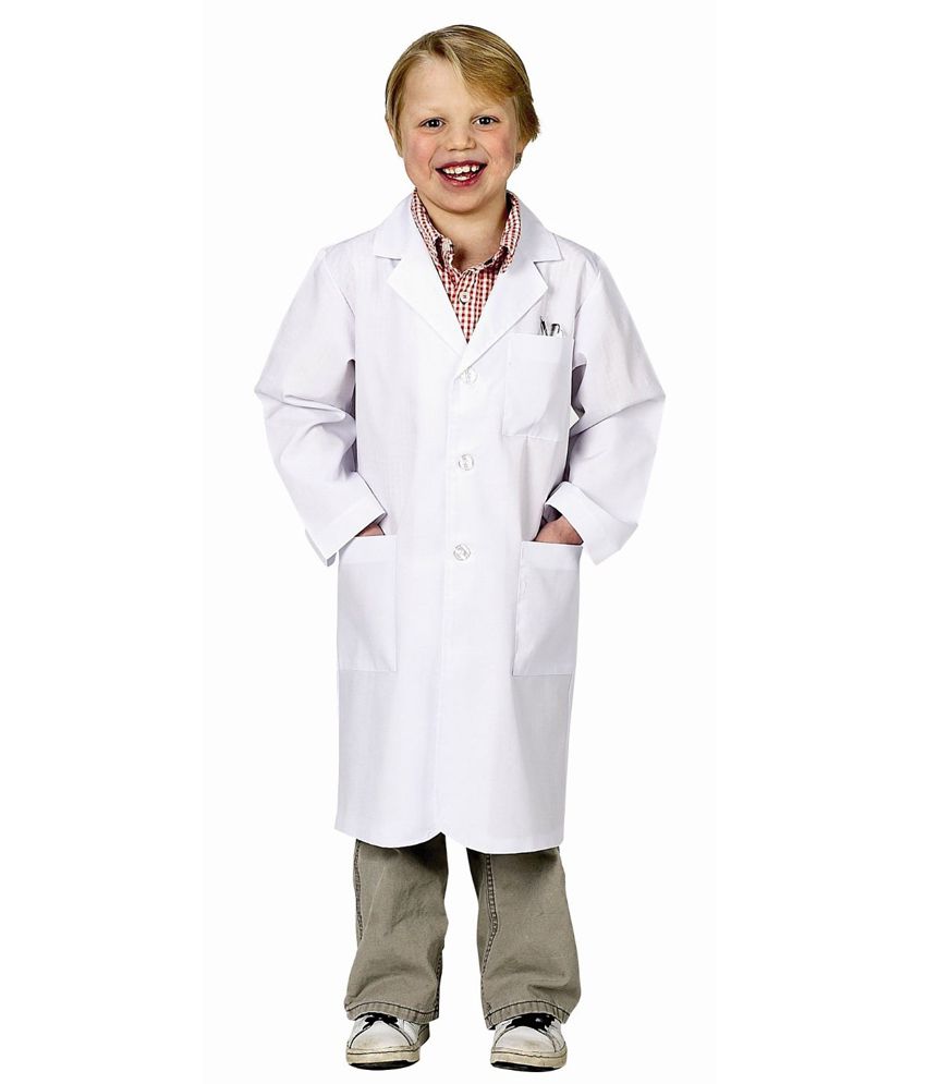 Wholesale boy girl Costume children cosplay kids white lab coat